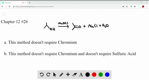 SOLVED:What carbonyl compound is formed when each alcohol is treated ...