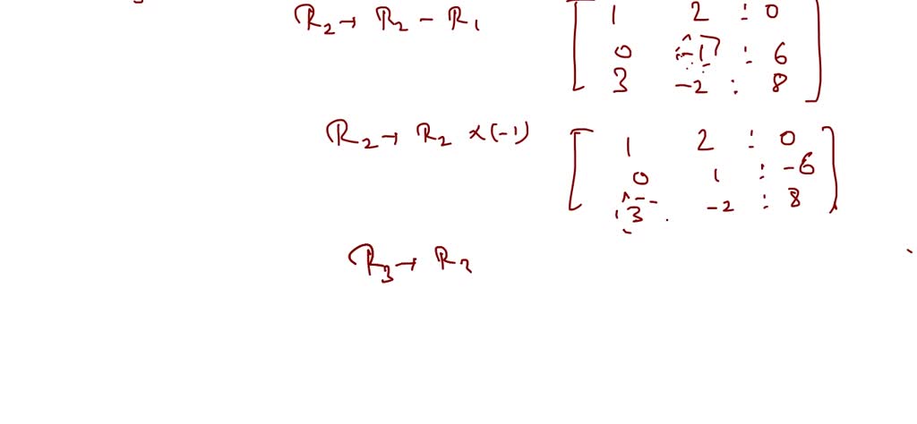 SOLVED:Gaussian Elimination with Back-Substitution, use matrices to ...