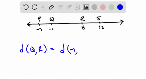 SOLVED: Find the given distances between points P, Q, R, and S on a ...