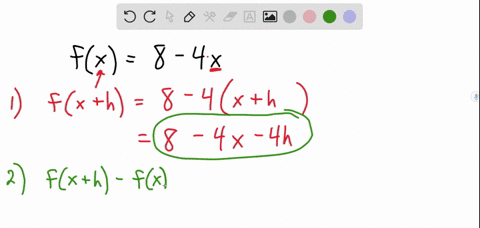 SOLVED:Use the four-step process to find the slope of the tangent line ...