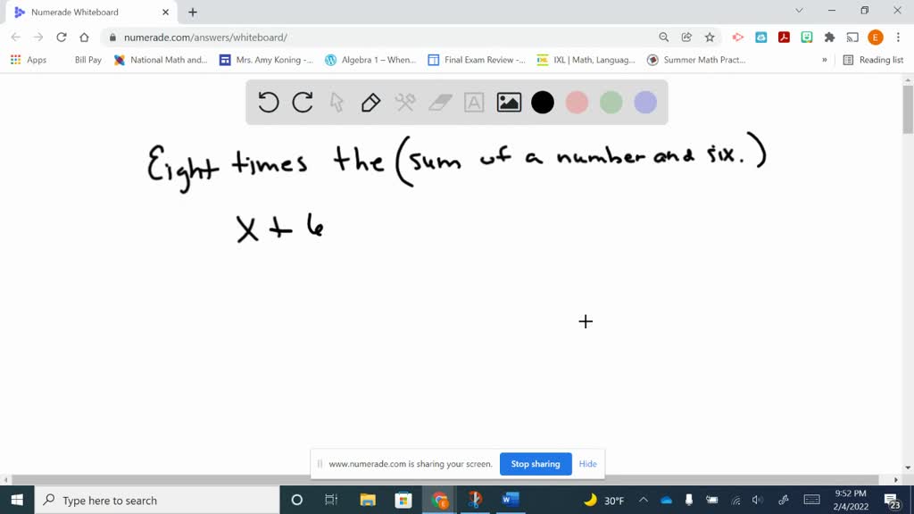 solved-1-translate-the-sum-of-6-and-the-product-of-8-and-x-into-a
