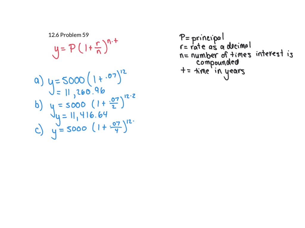 SOLVED:Continuous Compounding Compute the future value of 1,900 ...