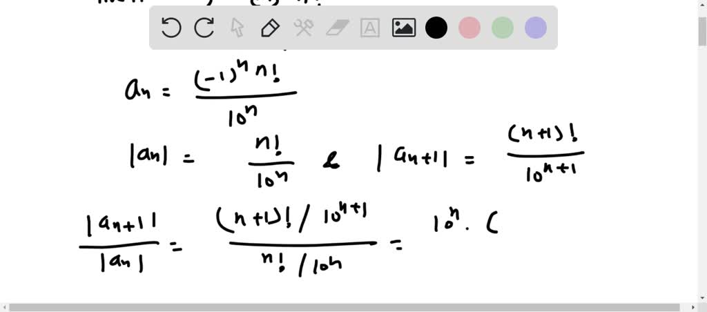 SOLVED:Sind alle Glieder der konvergenten Reihe ∑an nichtnegativ, so ...