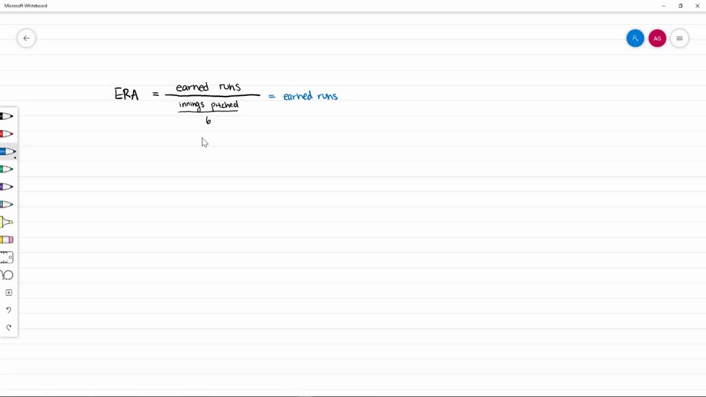 SOLVED:Pitching. The earned run average (ERA) is a statistic that gives ...