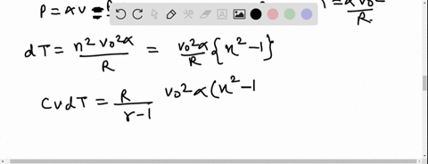 SOLVED:An ideal gas, whose adiabatic exponent is γ, is expanded ...