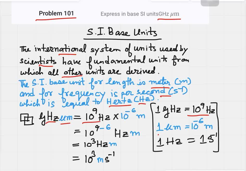 A gigahertz is equal to Hz. | Numerade