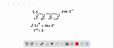 SOLVED:Find the missing terms of each geometric s…