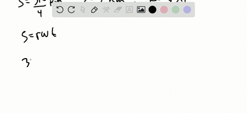 SOLVED:The formula ω=(θ)/(t) can be rewritten as θ=ωt. Substituting ωt ...