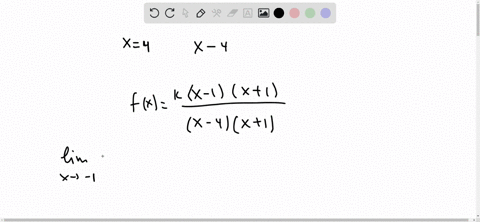 A function f is a ratio of quadratic functions and has a vertical ...