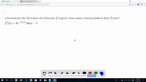 SOLVED:A formula for the derivative of a function f is given. How many critical numbers does f ...