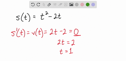 SOLVED:In Problems 13-18, an object moves in a straight line according to the given position ...
