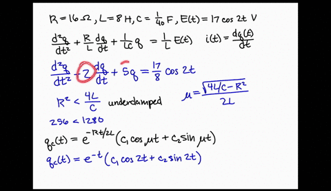 SOLVED:Consider the RLC circuit with R=3 \Omega, L=\frac{1}{2} \mathrm ...
