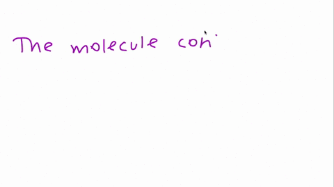 SOLVED:The GABA molecule, shown here, is a naturally produced ...