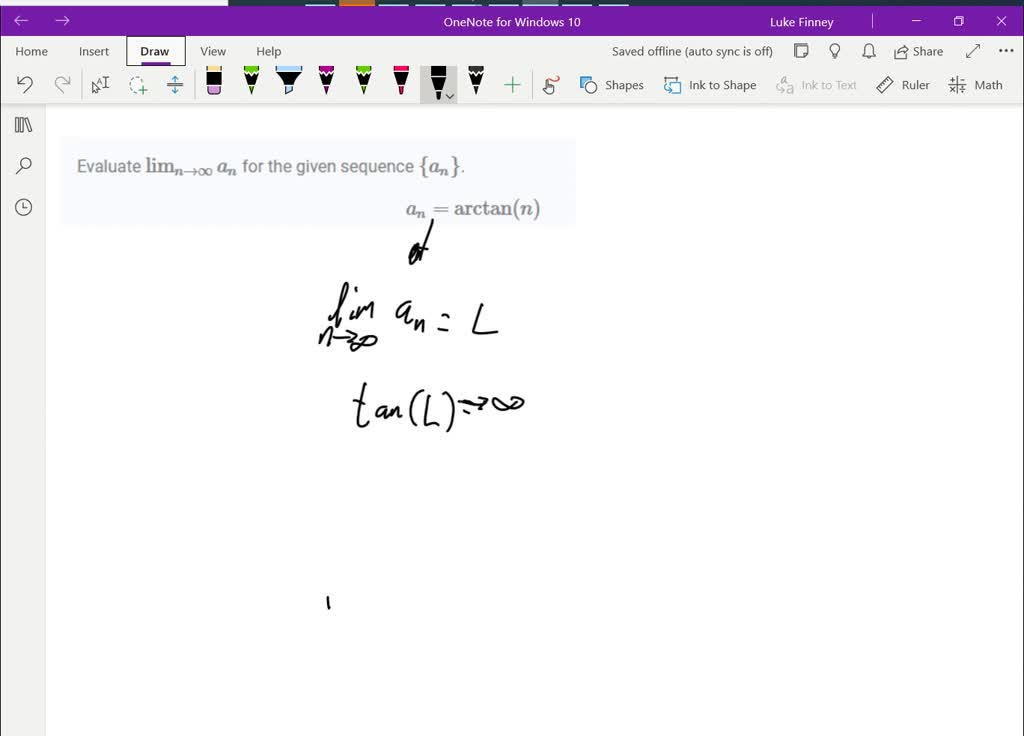 SOLVED: calculate the following limit as n tends to infinity lim n→∞ 1 (n + 1)! (arctan(x · (n ...