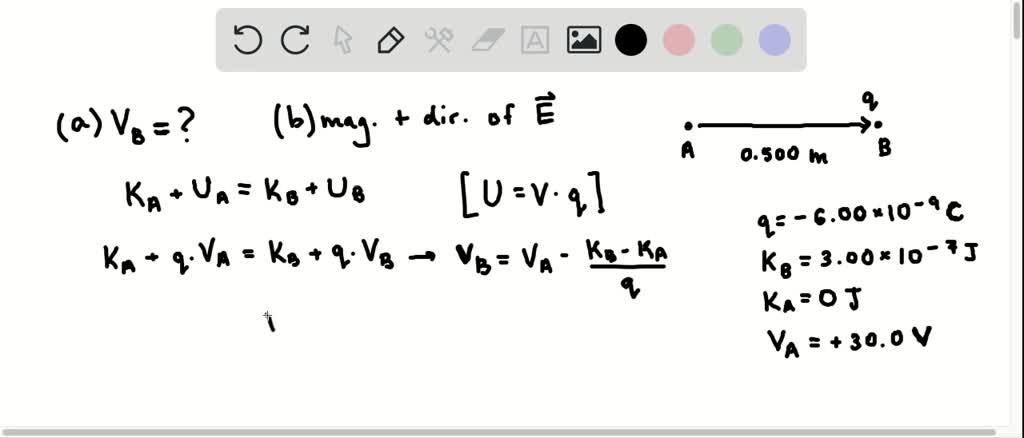SOLVED: An object with charge q=-6.00 ×10^-9 C is placed in a region of ...
