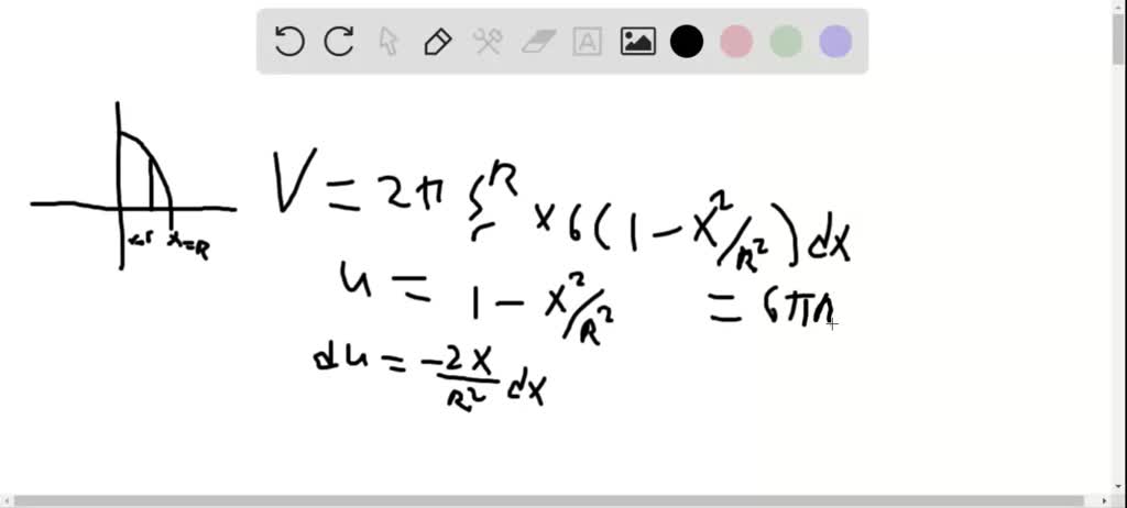 Shell method Use the shell method to find the volume of the following ...
