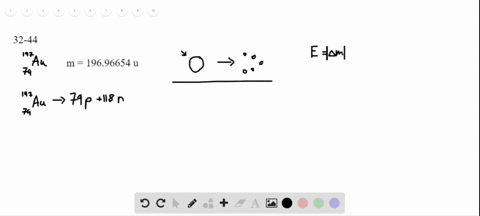 SOLVED:The atomic mass of gold-197 is 196.96654 u. How much energy is ...