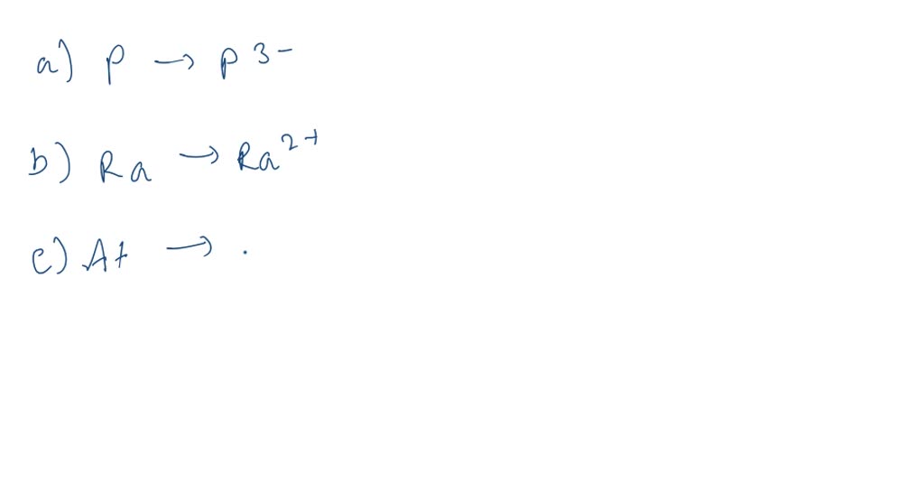 On the basis of the element's location in the periodic table, indicate ...