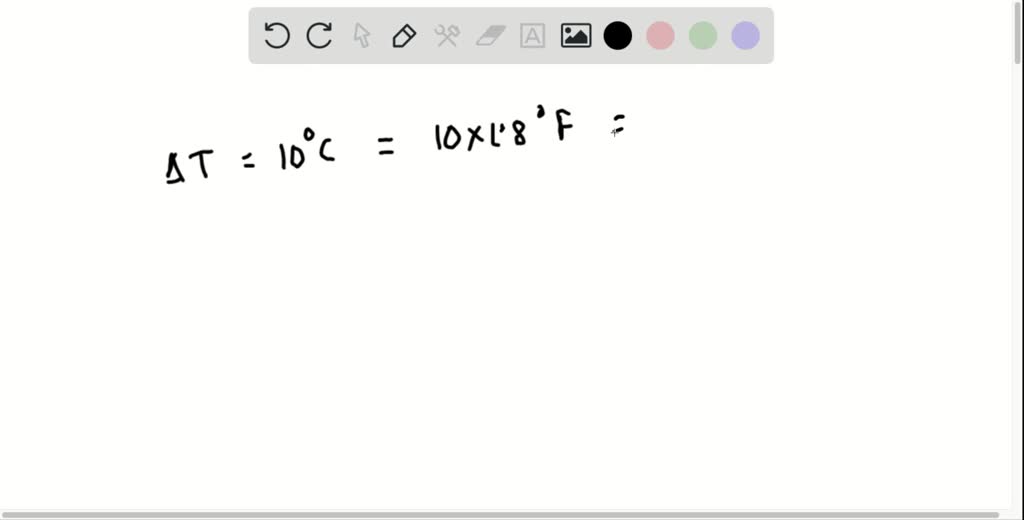 During a heating process, the temperature of an object rises by 10^∘ C ...
