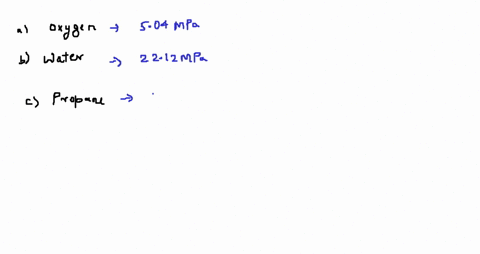 SOLVED:A substance is at 2 MPa and 17^∘ C in a rigid tank. Using only ...