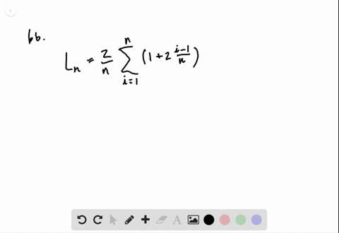 SOLVED:In the following exercises, given Ln or Rn as indicated,express their limits as n →∞as ...