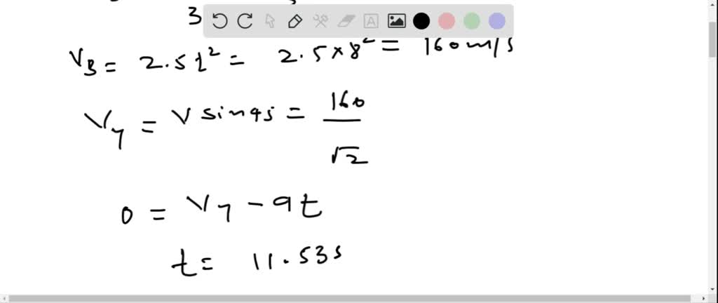 SOLVED:The missile at A takes off from rest and rises vertically to B ...