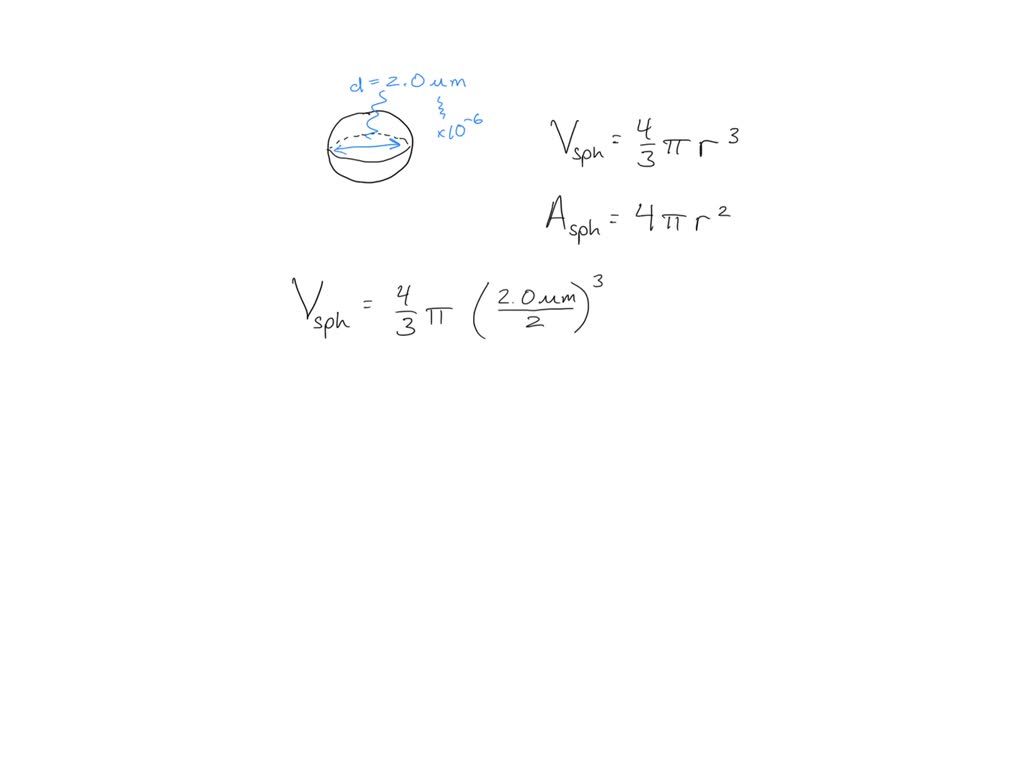 ⏩SOLVED:Bacteria. Bacteria vary in size, but a diameter of 2.0 μm is ...