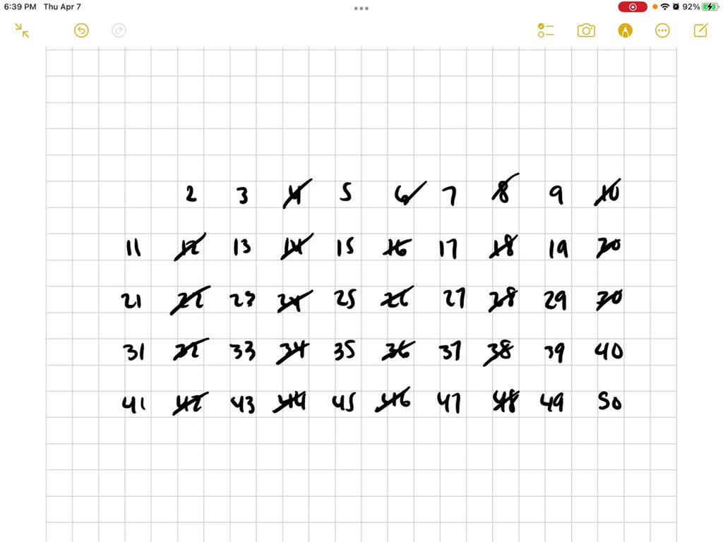 Solvedimplement A Sieve Of Eratosthenes To Find Prime Numbers A Sieve 6286