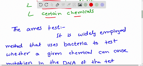 ⏩SOLVED:Describe the Ames test for mutagenicity. What are its… | Numerade