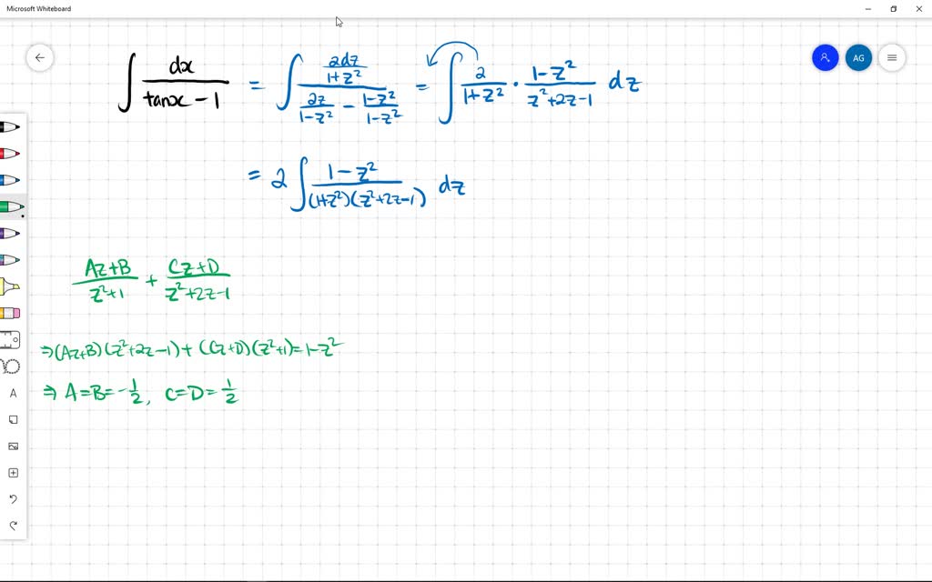 SOLVED:Weierstrass Substitution use the following substitution, called ...