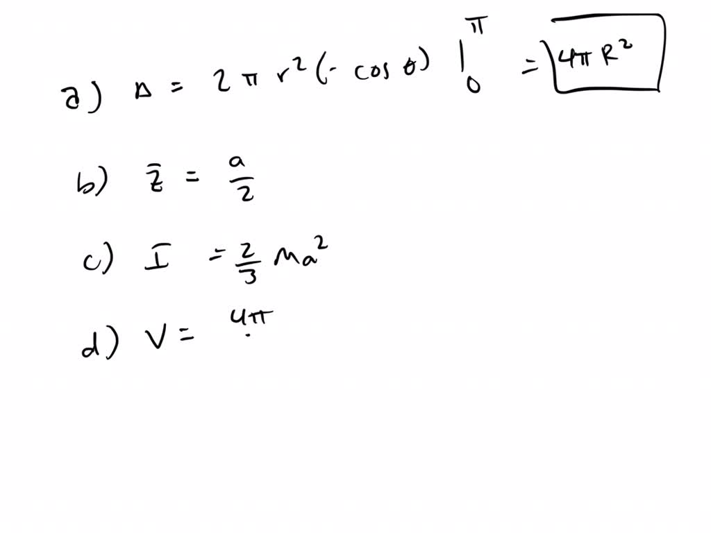 SOLVED:(a) Write an iterated integral which represente the mass of a ...