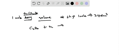 ⏩SOLVED:Calculate the volume of oxygen required to burn 12.00 L of ...