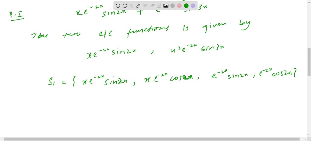 SOLVED:For each of the differential equations in exercise set up the ...