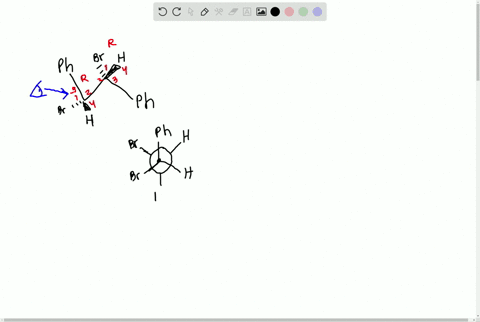 SOLVED:Draw Newman projections of the four stereoisomers of 2 -bromo-3 ...