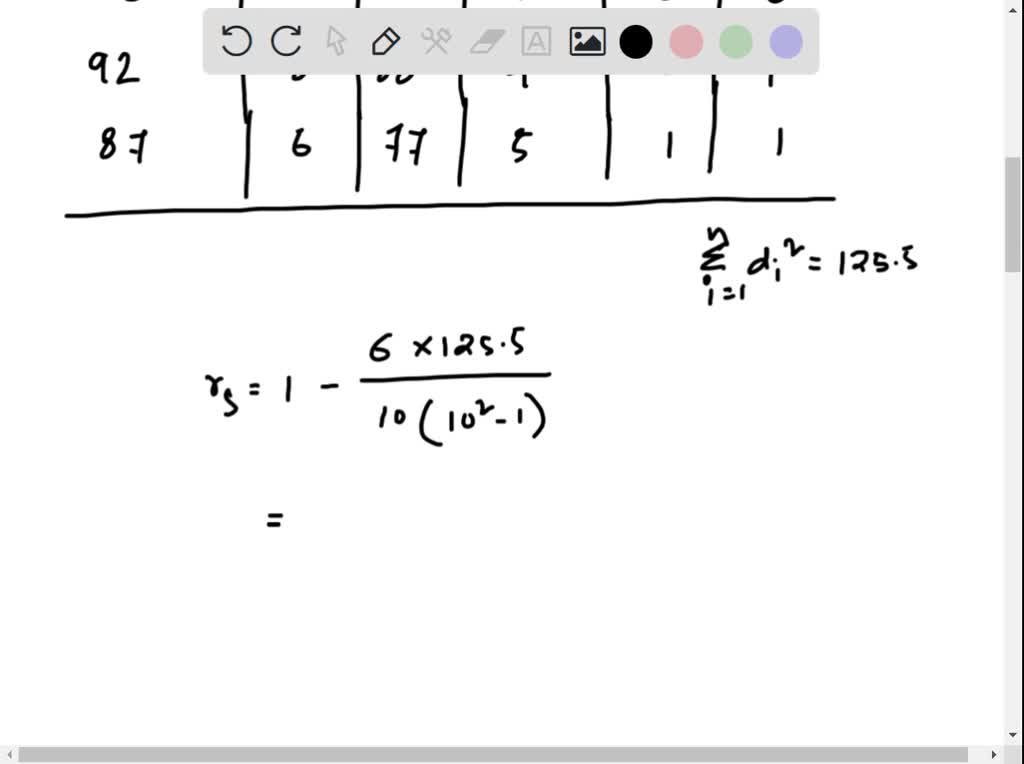 SOLVED:The following table gives the recorded grades for 10 students on ...