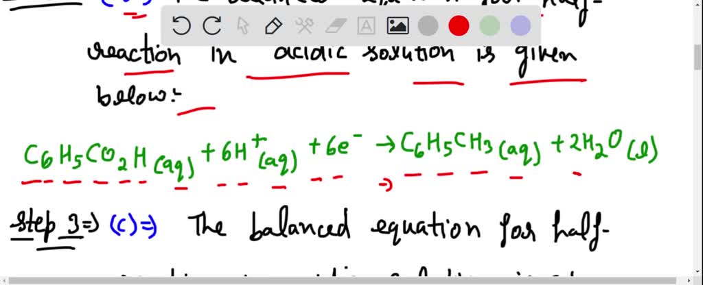 SOLVED:Write balanced equations for the following reduction half ...