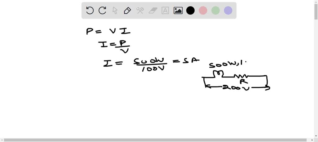 Using Ohm's Law, calculate the resistance of a circuit in which the ...