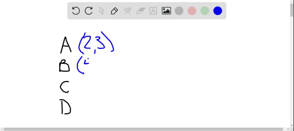 Solveddetermine The Missing Coordinates Of The Points On The Graph Of 9183