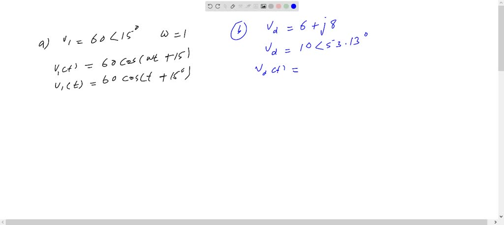 SOLVED:Obtain the sinusoids corresponding to each of the following ...