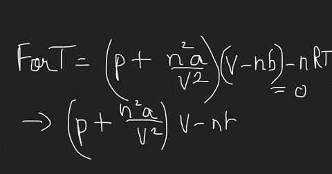 SOLVED:As shown in Example 4.6, the fugacity of a van der Waals gas is ...