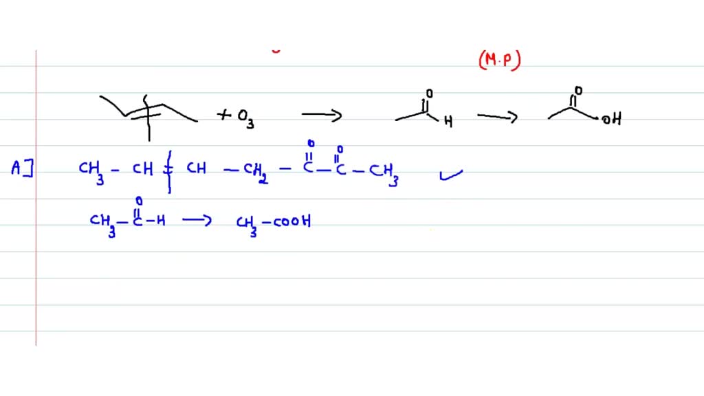 An organic compound of molecular formula C7 H10 on reaction with O3, Zn ...