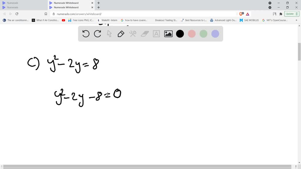 SOLVED:In the following exercises, identify the most appropriate method (Factoring, Square Root ...