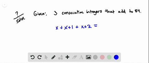 SOLVED: 2 Solving Problems Show a complete solution for each mumber problem. See Example 2 The ...