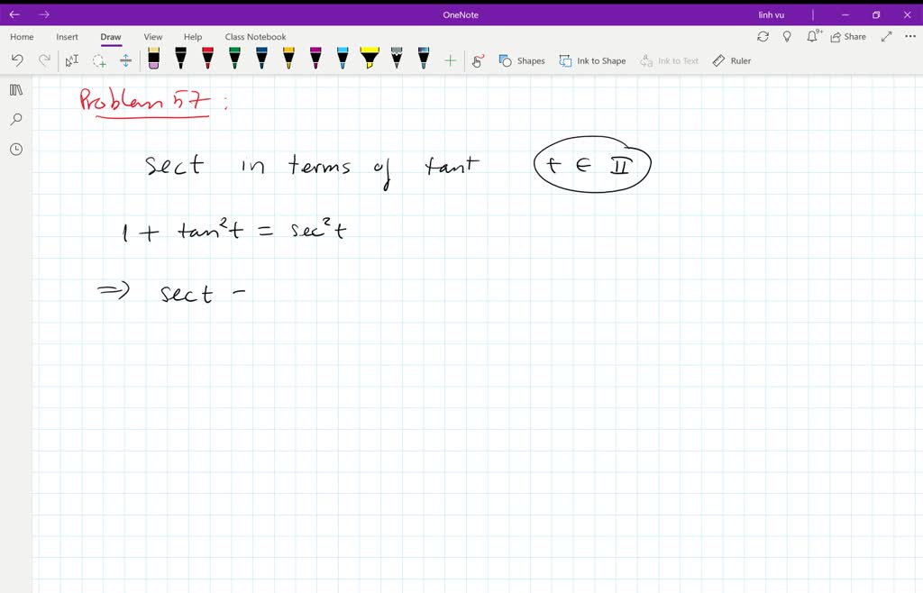 SOLVED:Write the first expression in terms of the…