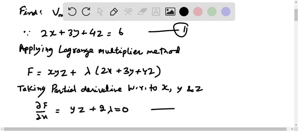 SOLVED:Find the volume of the largest rectangular box that has three of its vertices on the ...