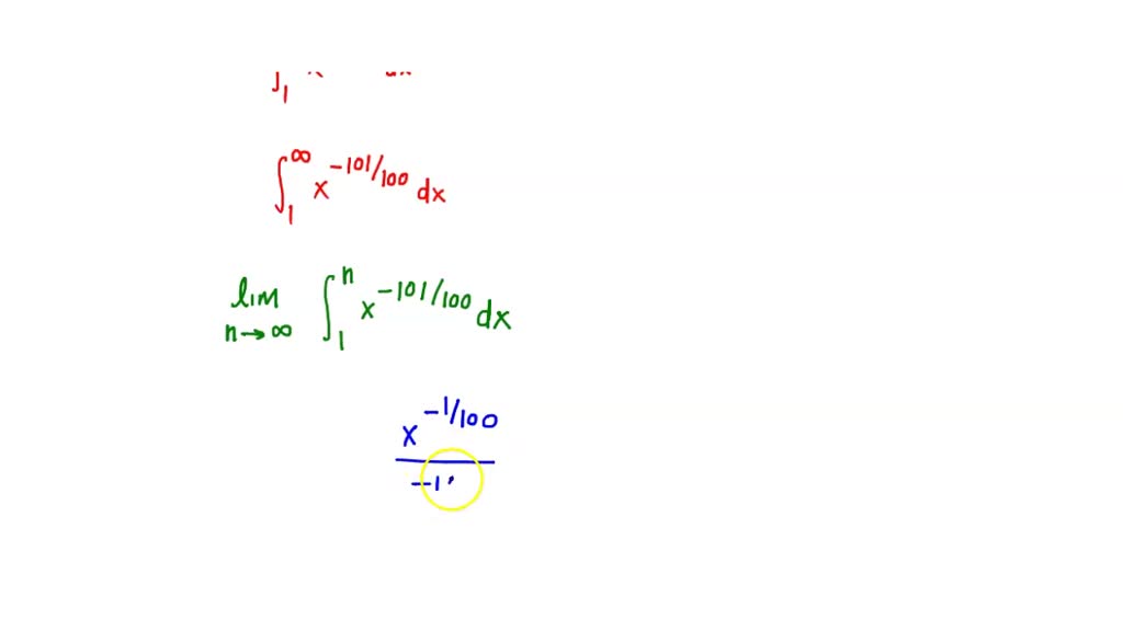 SOLVED: Math 110 Course Resources - Integration by Parts Improper Integrals Course Packet on ...