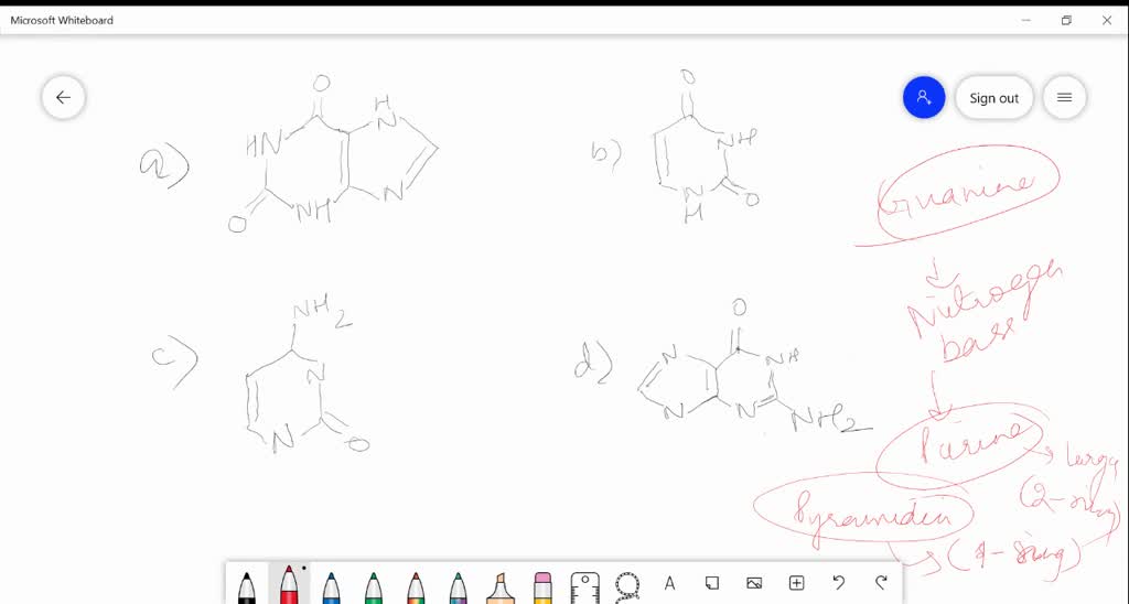 Identify structure of guanine | Numerade Identify structure of guanine | Numerade
