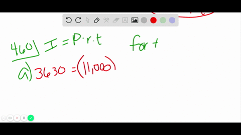 SOLVED:In the following exercises, use the formula I = Prt. Solve for ...