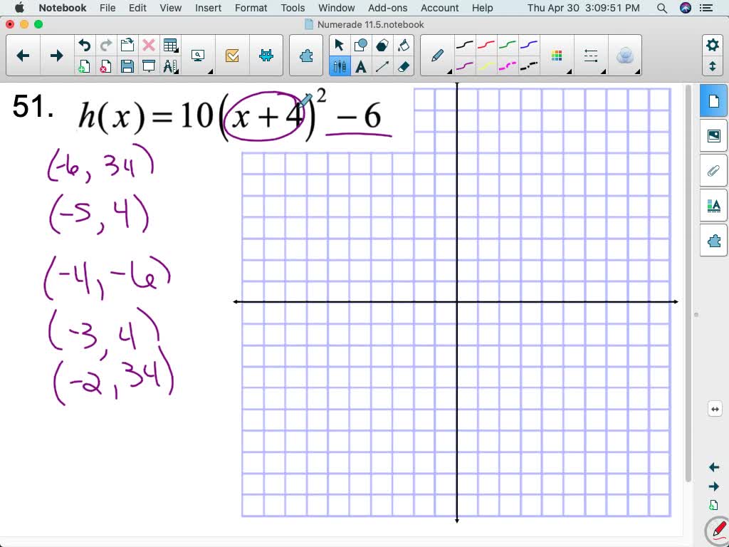 SOLVED:Sketch the graph of each quadratic function. Label the vertex ...
