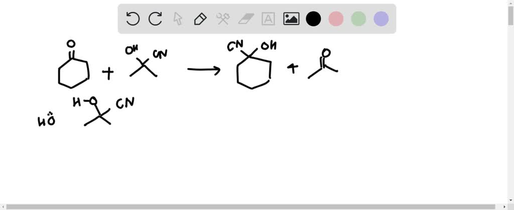 When cyclohexanone is heated in the presence of a large amount of ...